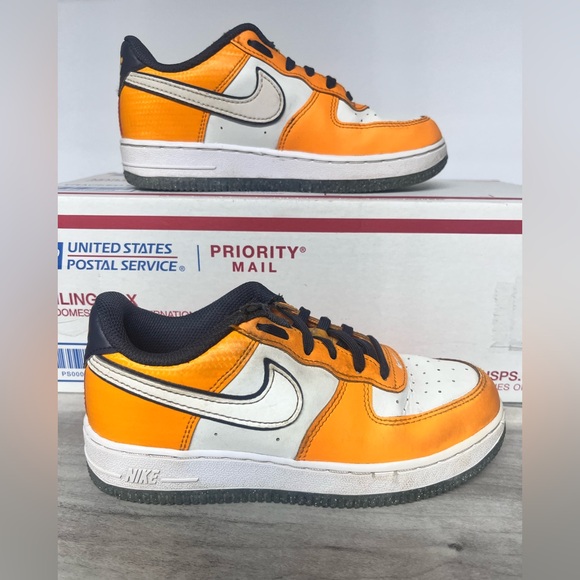 Nike | Shoes | Nike Air Force Low Se Clownfish Shoes Kids 1y Orange ...